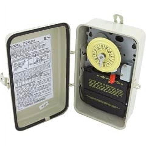 Intermatic T104R201 Time Clock, , 24 hr, 230v, DPST,w/Fireman - Walmart.com