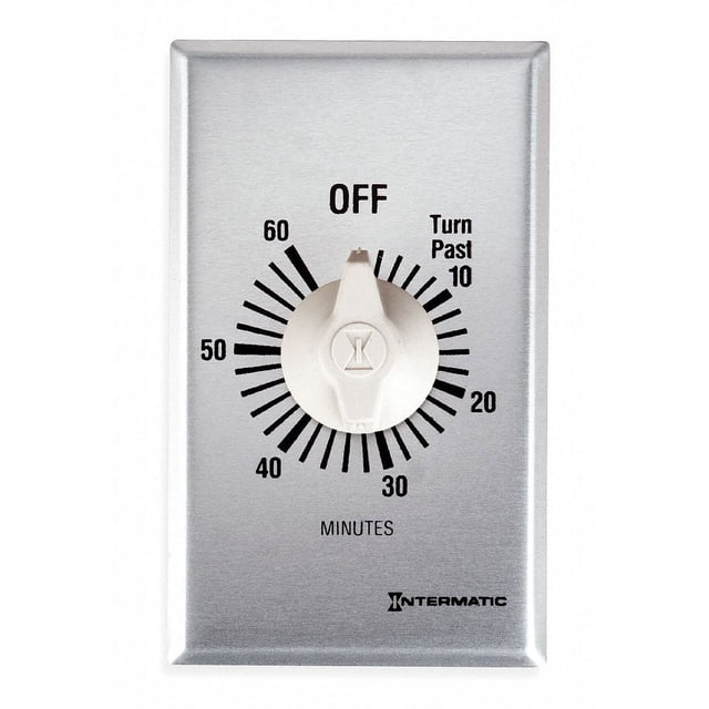 Intermatic Timer,Spring Wound, 0 to 60 min. FF60M - Walmart Business ...