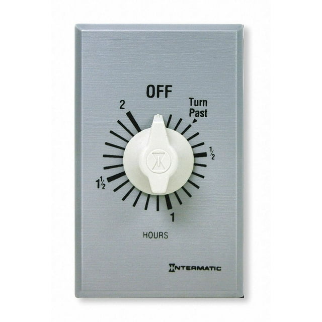 Intermatic Spring-Wound Timer, Silver, 277V AC FF2H - Walmart.com