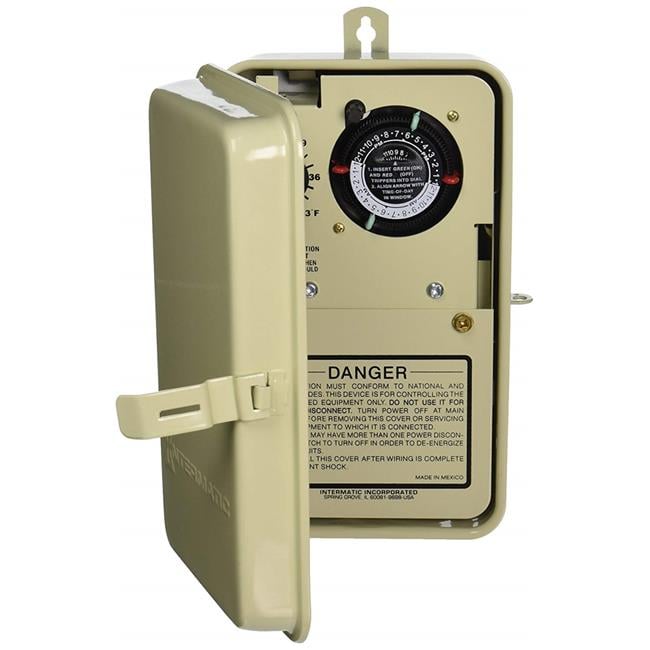 Intermatic USD 120-240V Freeze Protection Control Timer with Thermostat ...