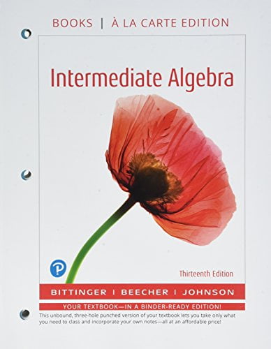 Pre-Owned Pre-Owned Intermediate Algebra, Books a la Carte Edition ...