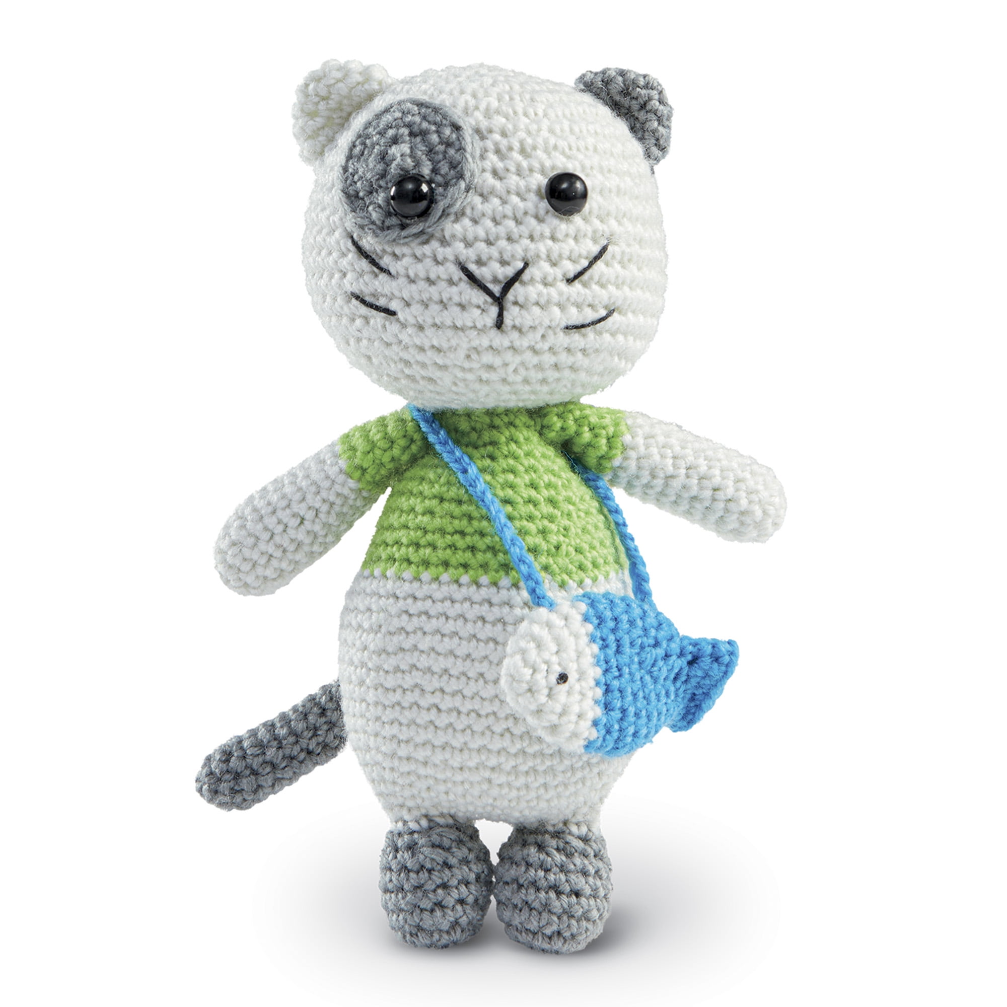 Intermediate Cat Amigurumi Crochet Kit by Loops & Threads - Crochet ...
