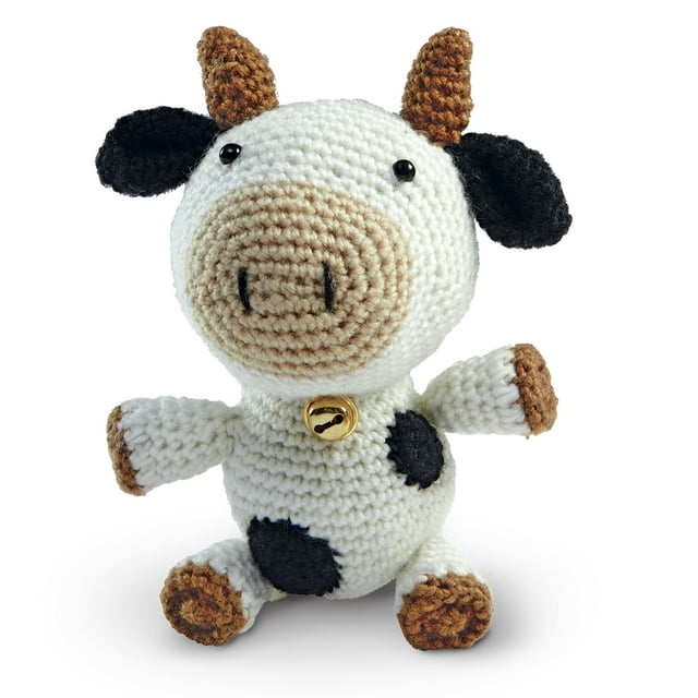 Intermediate Cow Amigurumi Crochet Kit by Loops & Threads - Crochet ...