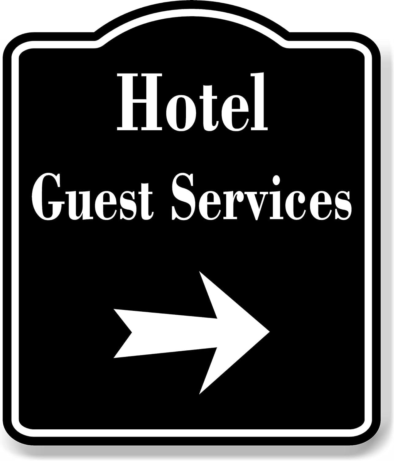 Intermediate Trail Ski Slope Left Arrow BLACK Aluminum Composite Sign ...