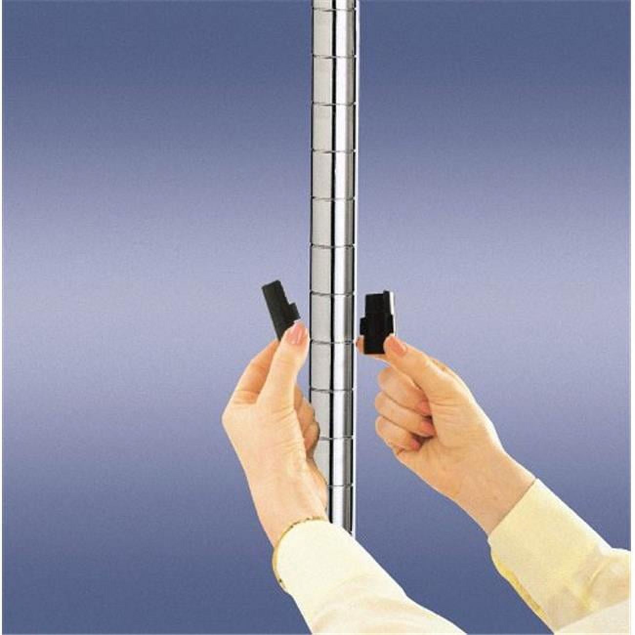 Intermetro 9985-WA 1 in. Replacement Split Shelf Sleeve Black ...