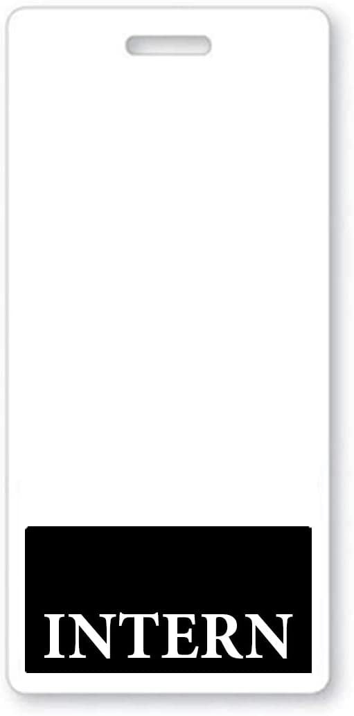 Intern Badge Buddy - Heavy Duty Vertical Badge Buddies for Interns ...