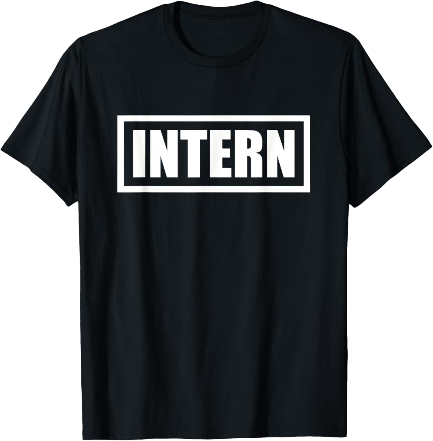Intern T-Shirt men and women can wear, black, white, gifts. - Walmart.com