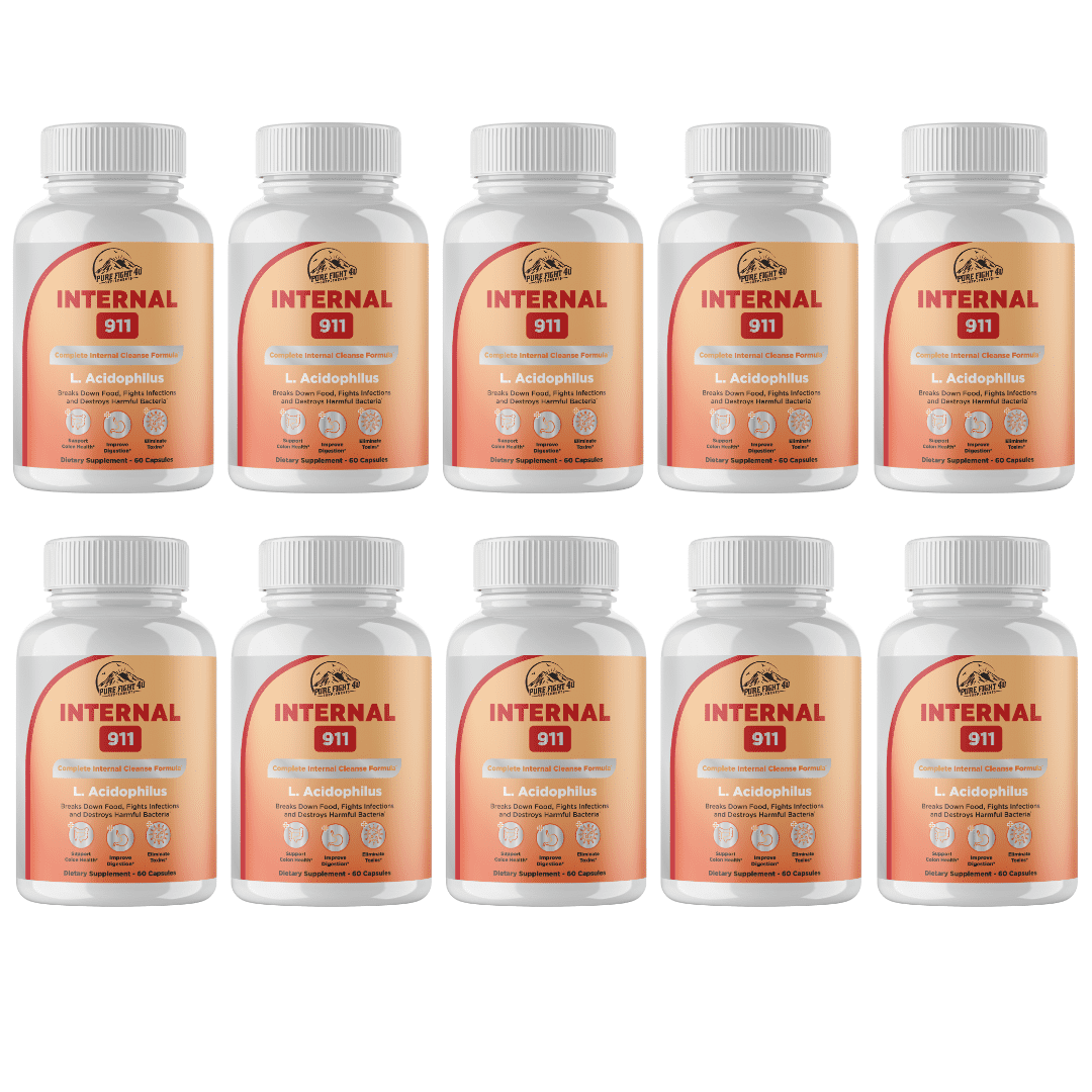 Internal 911 Complete Internal Cleanse Formula 10 Bottle 600 Capsules ...