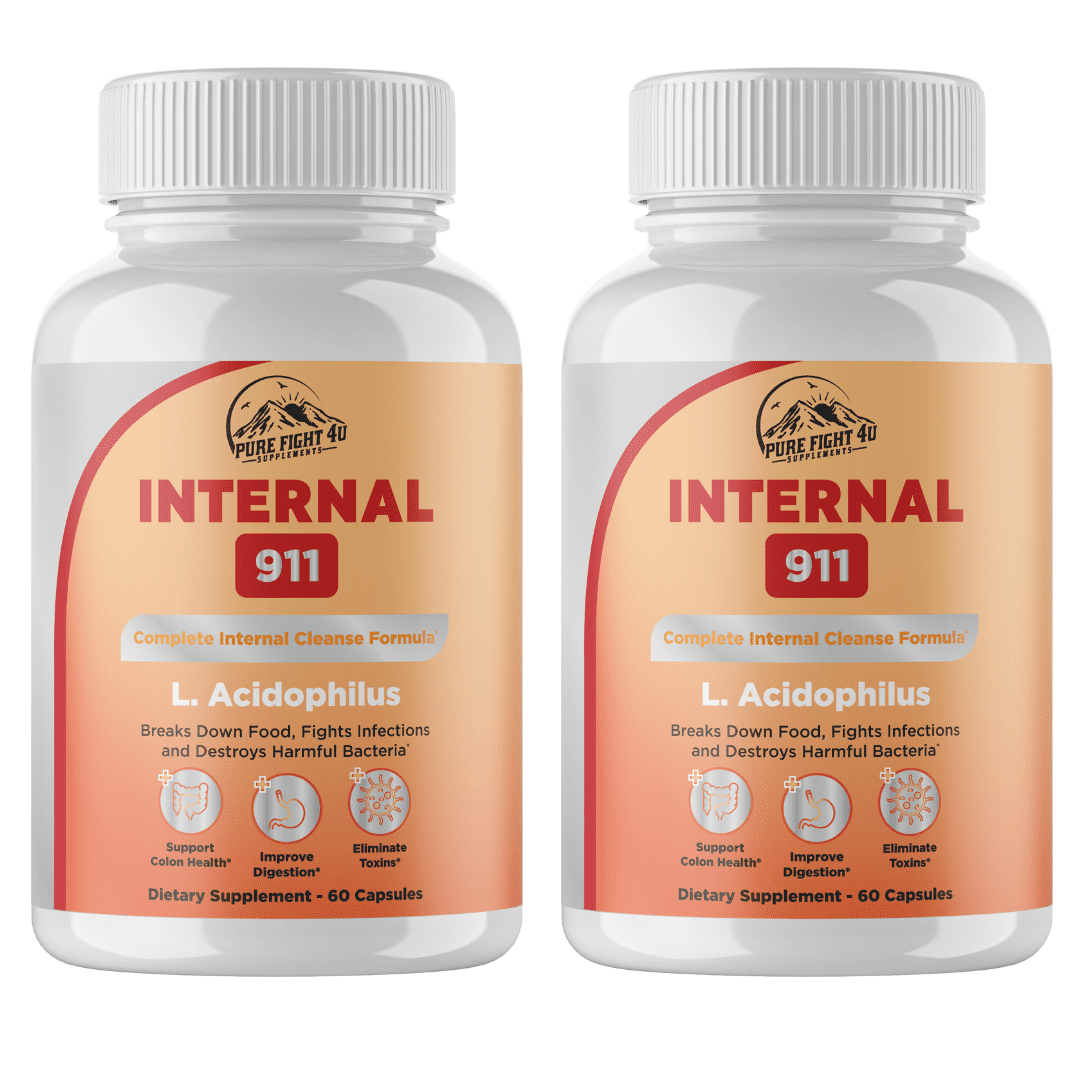 Internal 911 Complete Internal Cleanse Formula 2 Bottle 120 Capsules ...