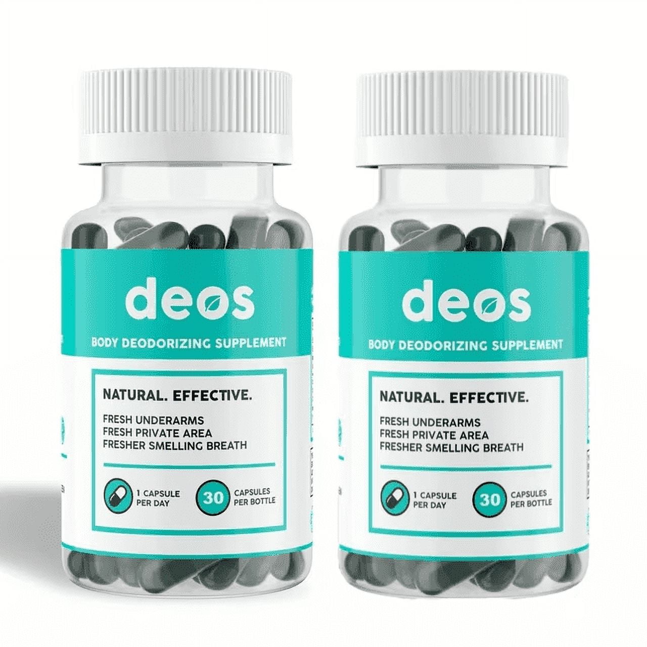 Internal Deodorant Capsules - Body Cleanse & Freshness Support - 60 ...