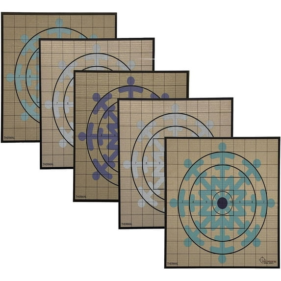 Internal Energy 5-Christmas Thermal Snow Flakes Targets – 5-Pack ...