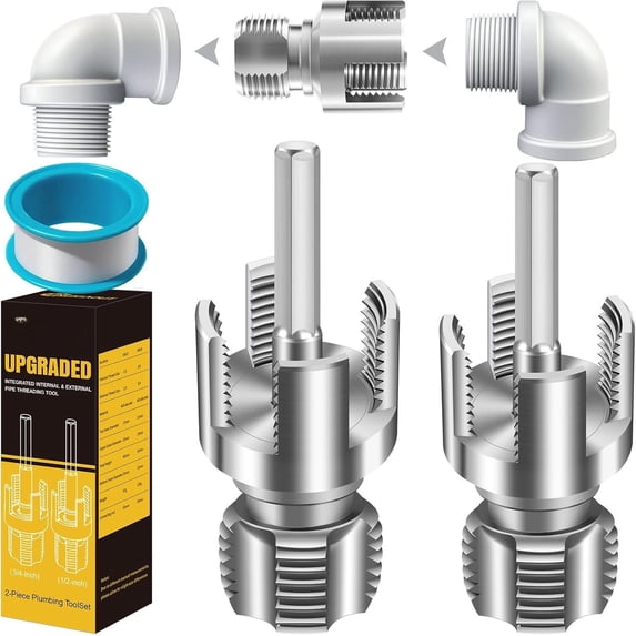Internal & External Pipe Threading Tool, PVC Pipe Threader, Pipe ...