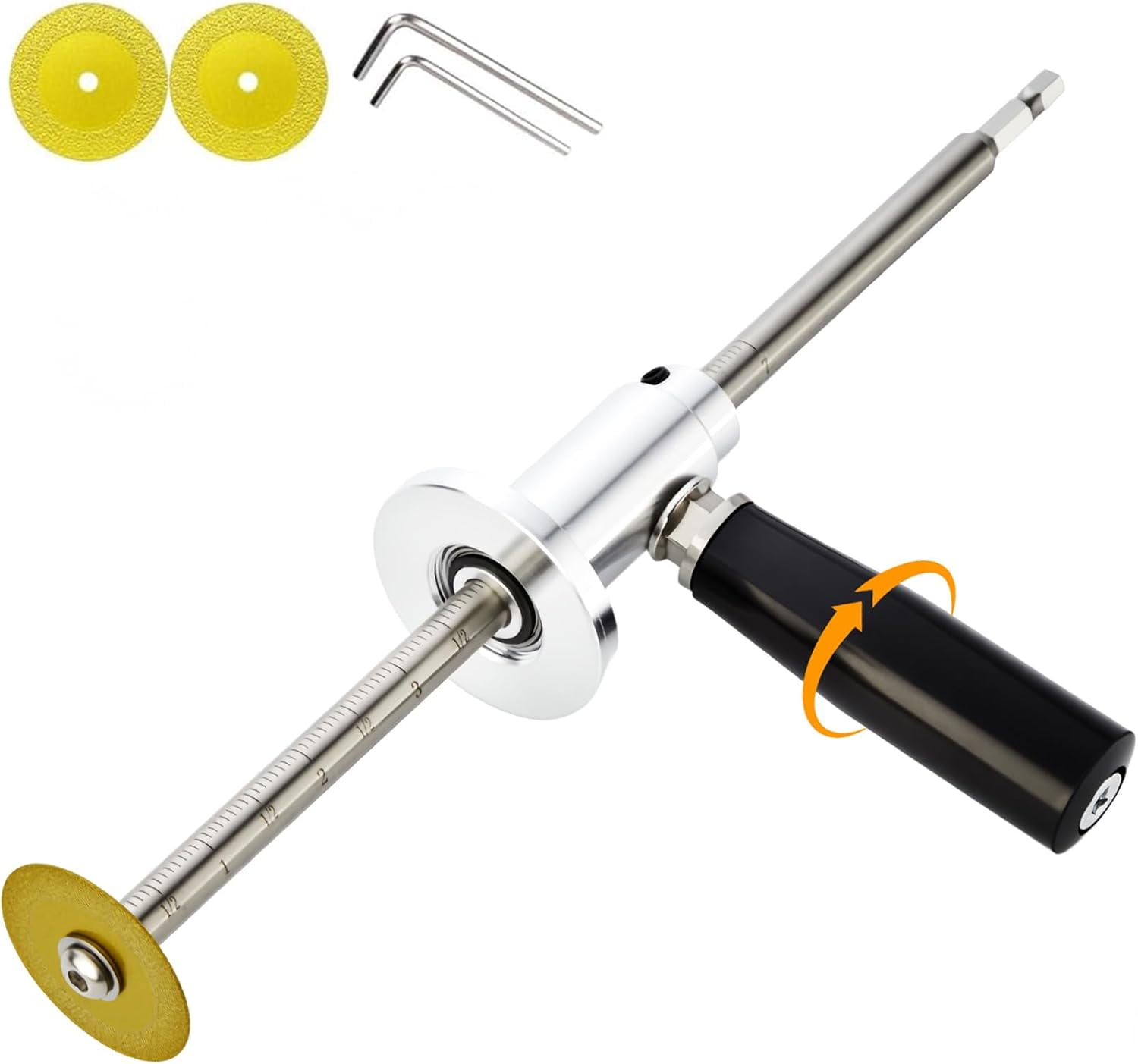 Internal/Inside PVC-ABS Pipe Cutter Tool for Drill, with Handle and 3 ...