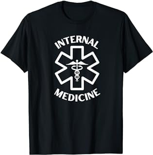 Internal Medicine Medical Match Day with Caduceus Symbol T-Shirt ...