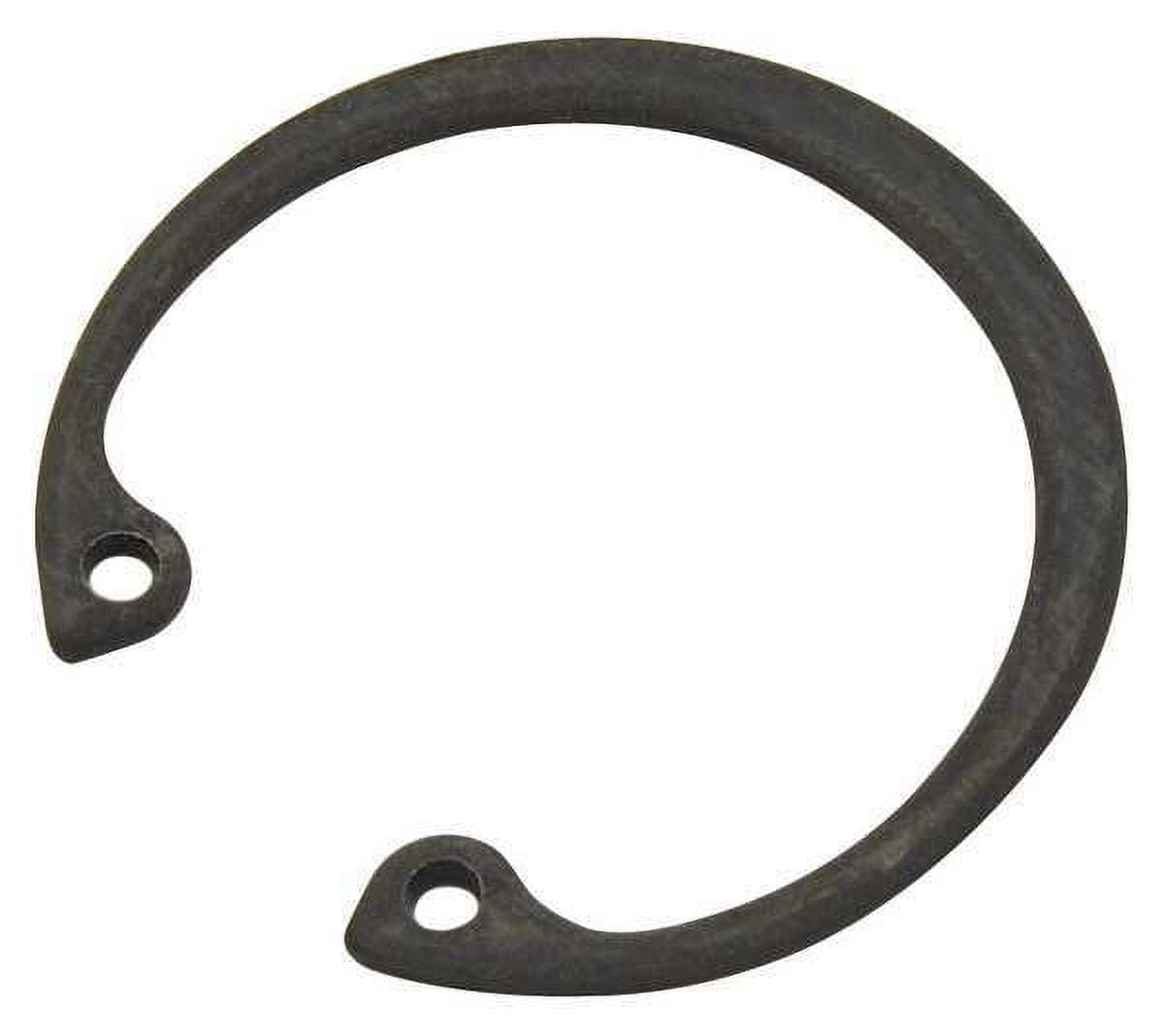 Internal Retaining Ring, Steel, Black Phosphate Finish, 1 23/1000 in Bore Dia., 50 PK(HO-102ST ...