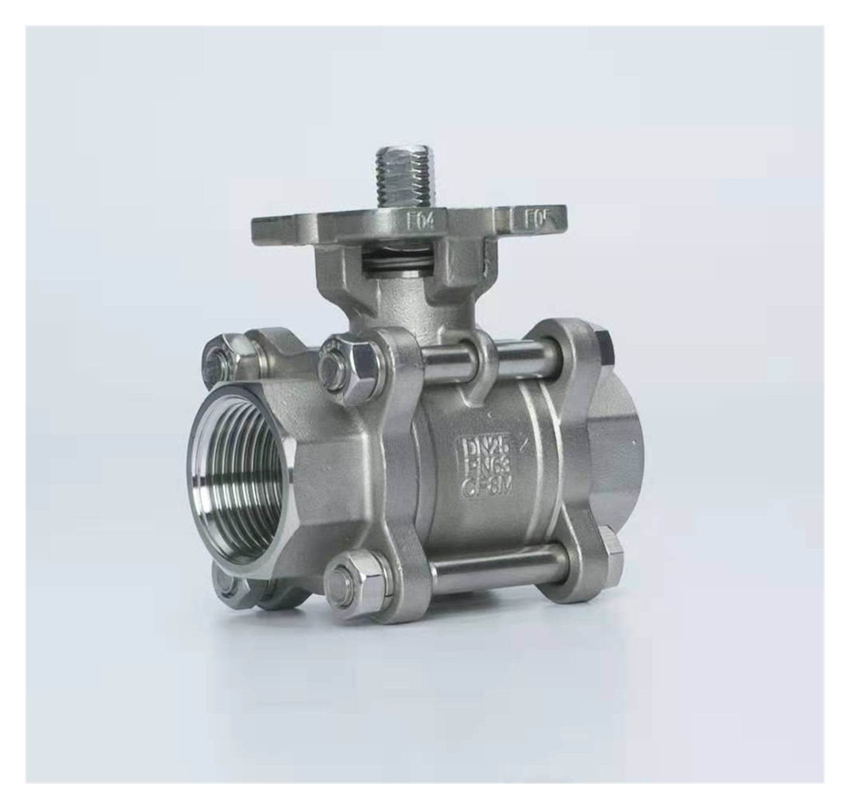 Internal Thread Stainless Steel 304 316 Three-piece High Platform ,Long ...