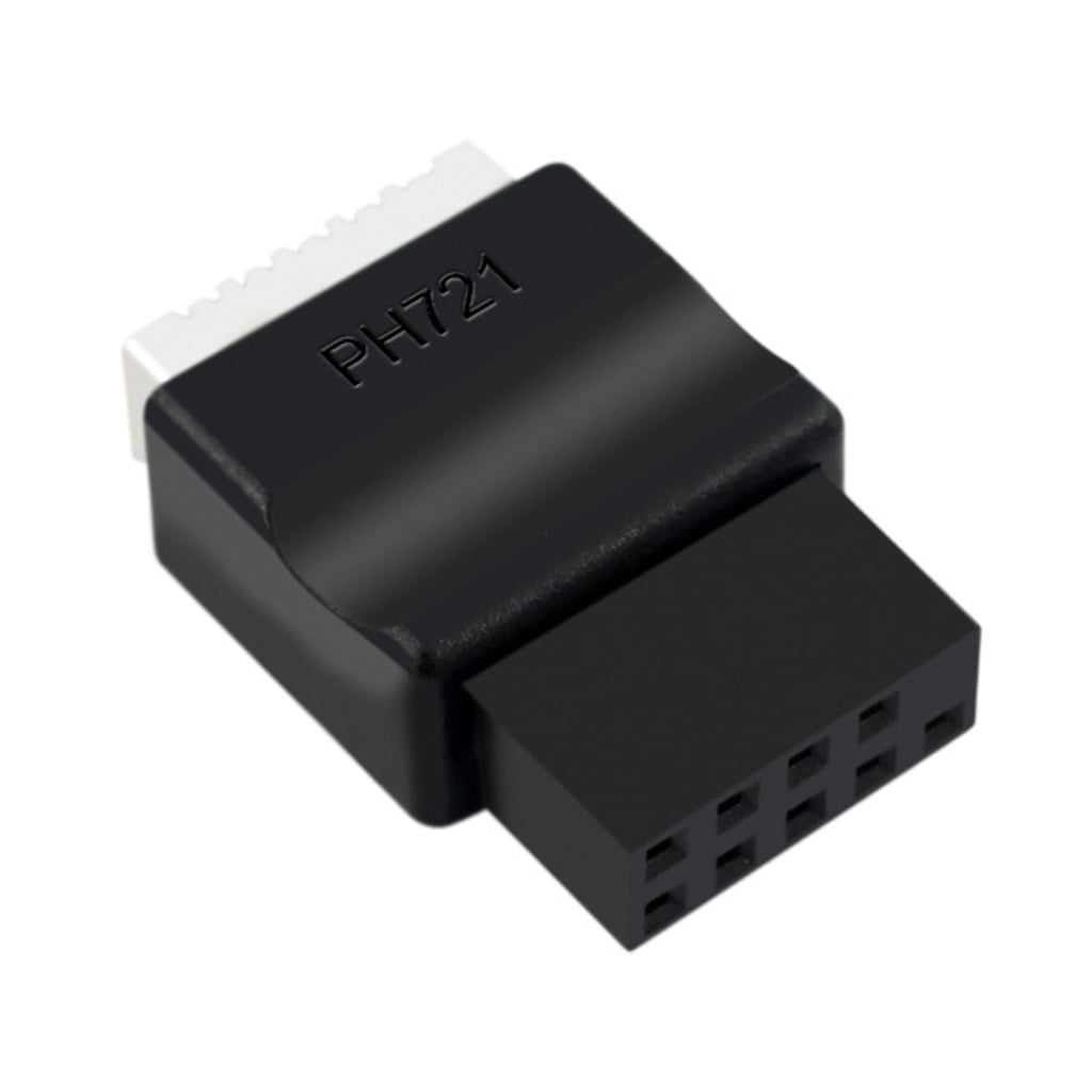 Internal USB 2.0 9Pin to TypeE Converter Adapter Header Motherboards ...