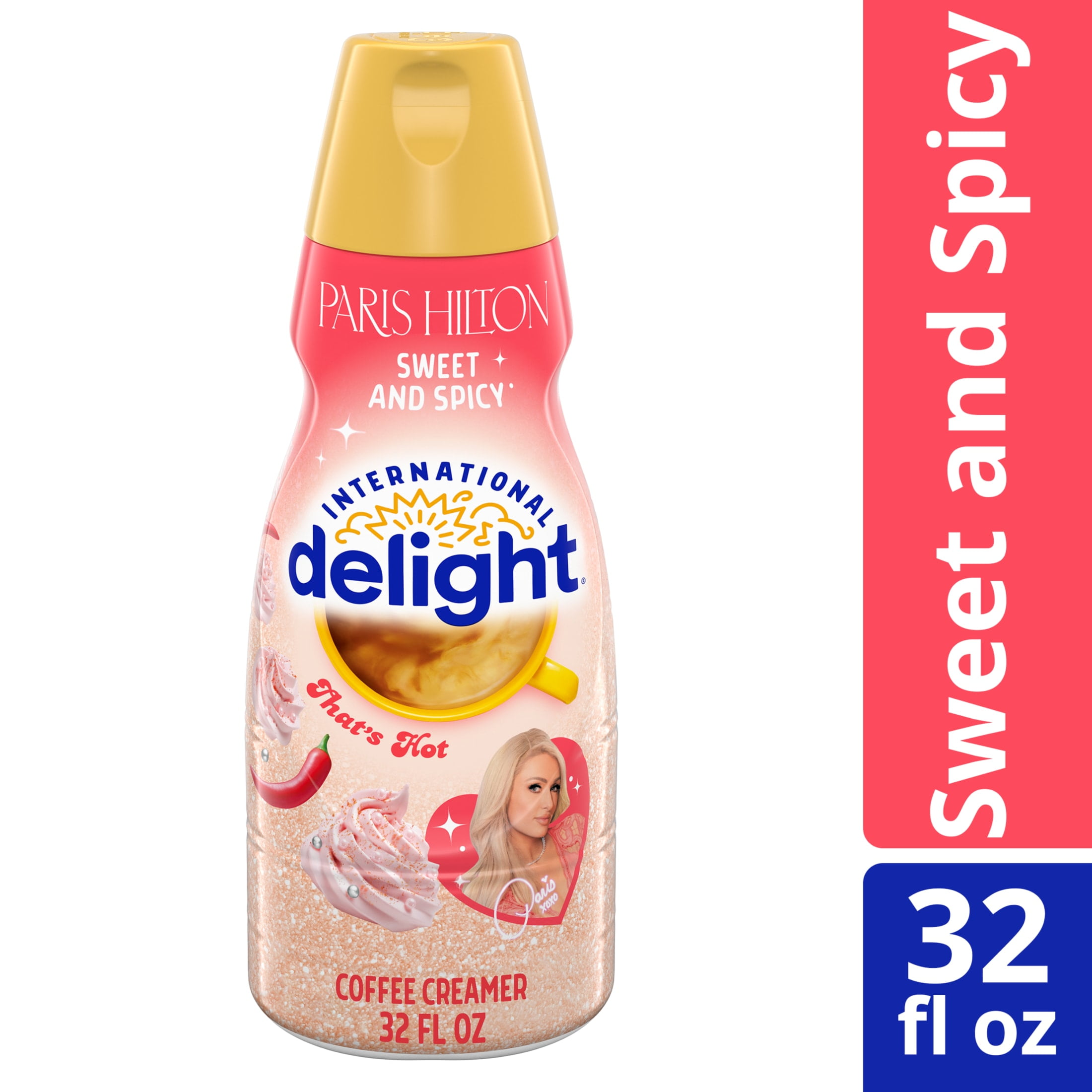 International Delight Paris Hilton Sweet and Spicy Coffee Creamer ...