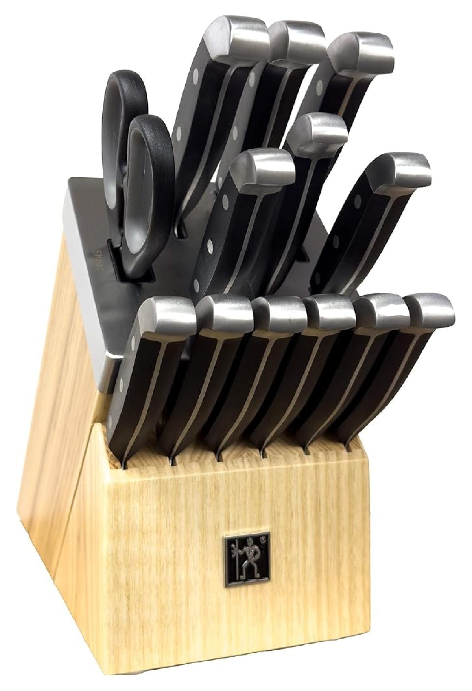 International 14-pc Self-Sharpening Knife Block Set, 6 Steak Knives ...