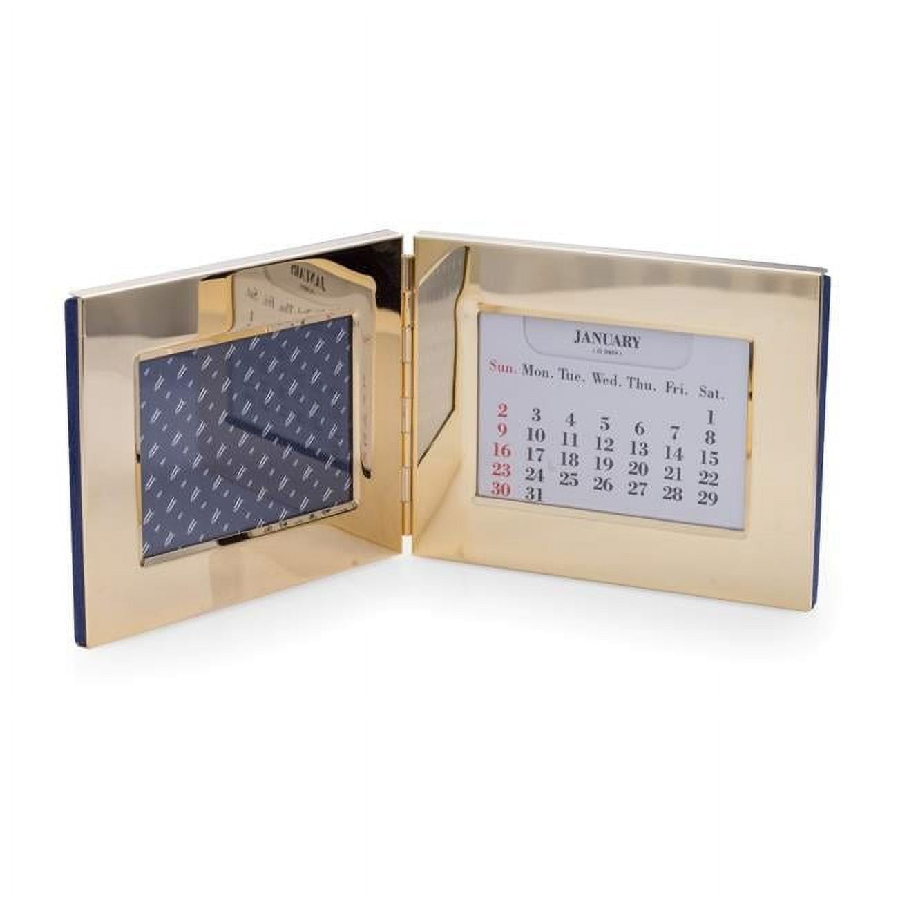 International 3.5 x 5 in. Gold Plated Perpetual Calendar & Frame with ...