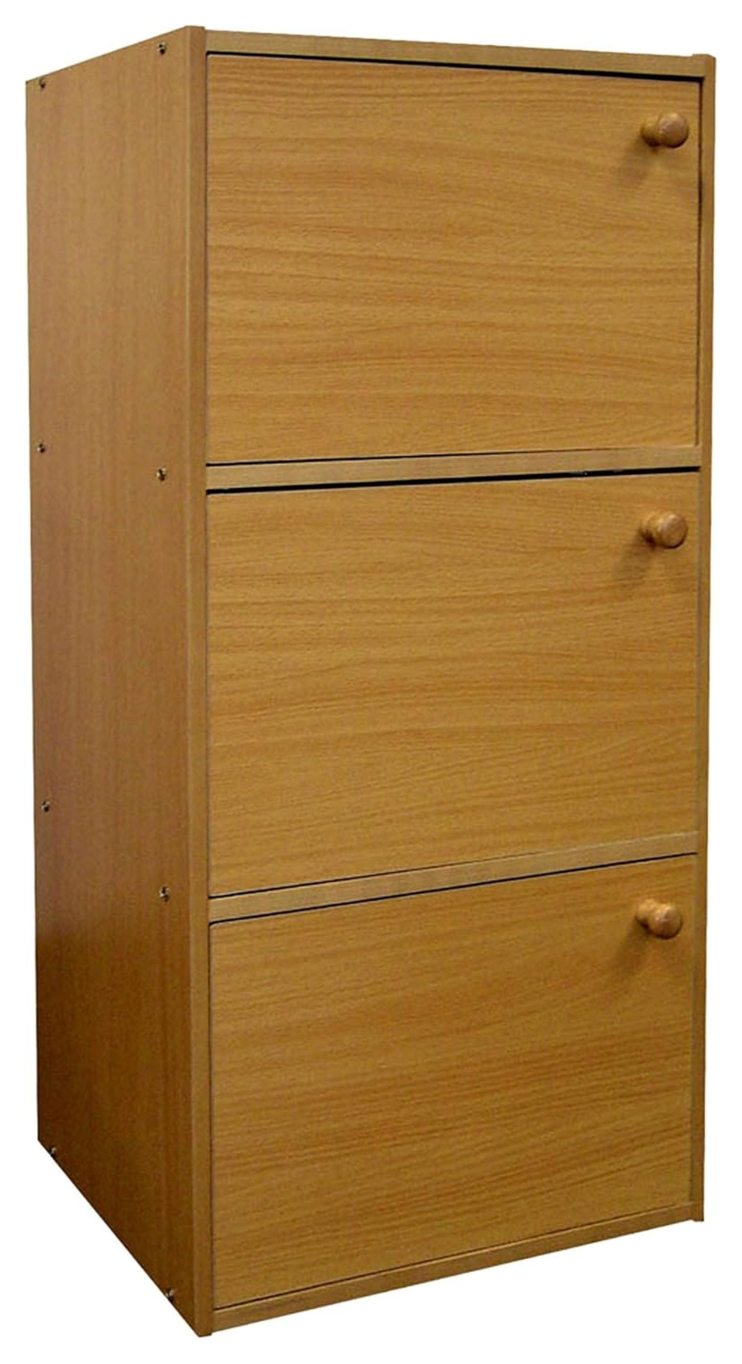 International 3-Level Bookshelf with Doors - Walmart.com