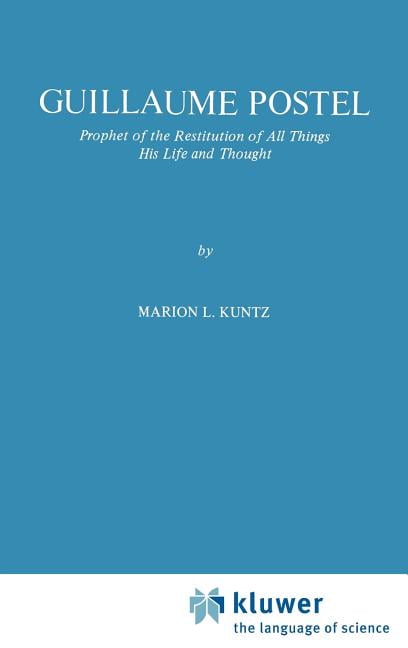 International Archives of the History of Ideas Archives Inte: Guillaume ...