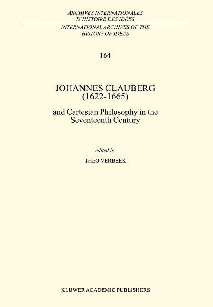 International Archives of the History of Ideas Archives Inte: Johannes ...