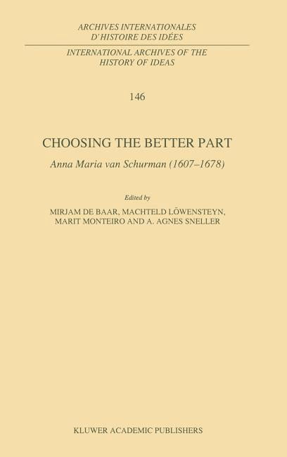 International Archives of the History of Choosing the Better Part: Anna ...
