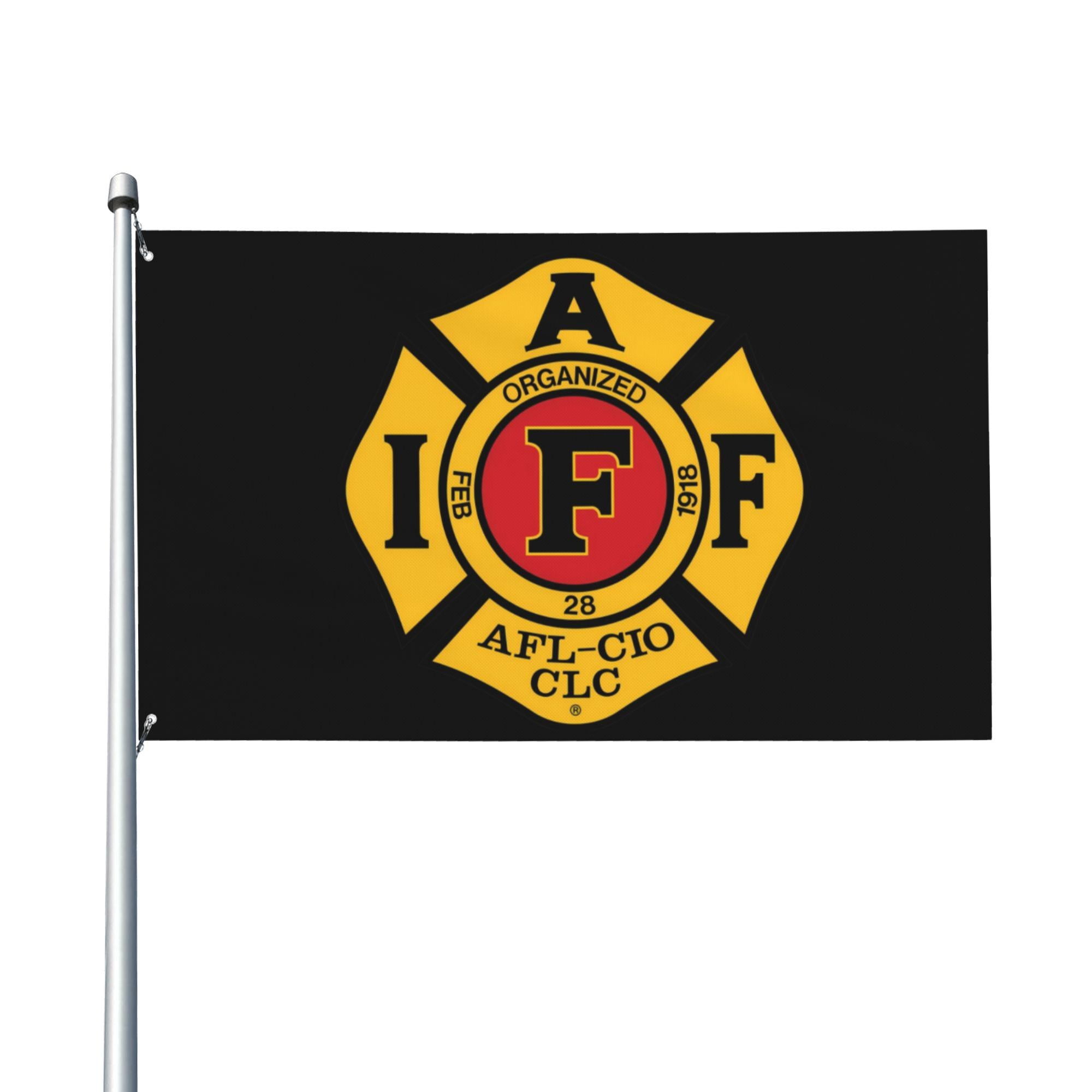 International Association of Firefighters Flag Home Garden Flag Banner ...