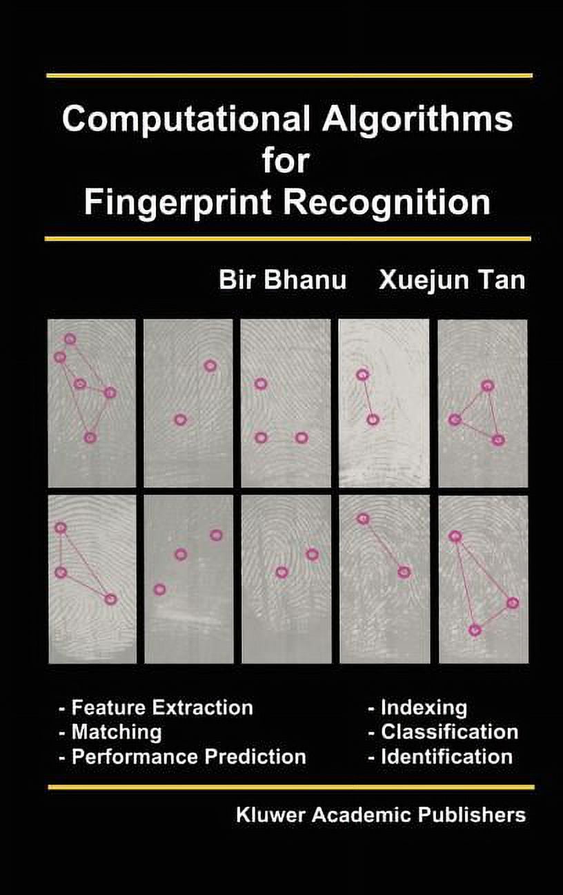 International Biometrics: Computational Algorithms for Fingerprint ...