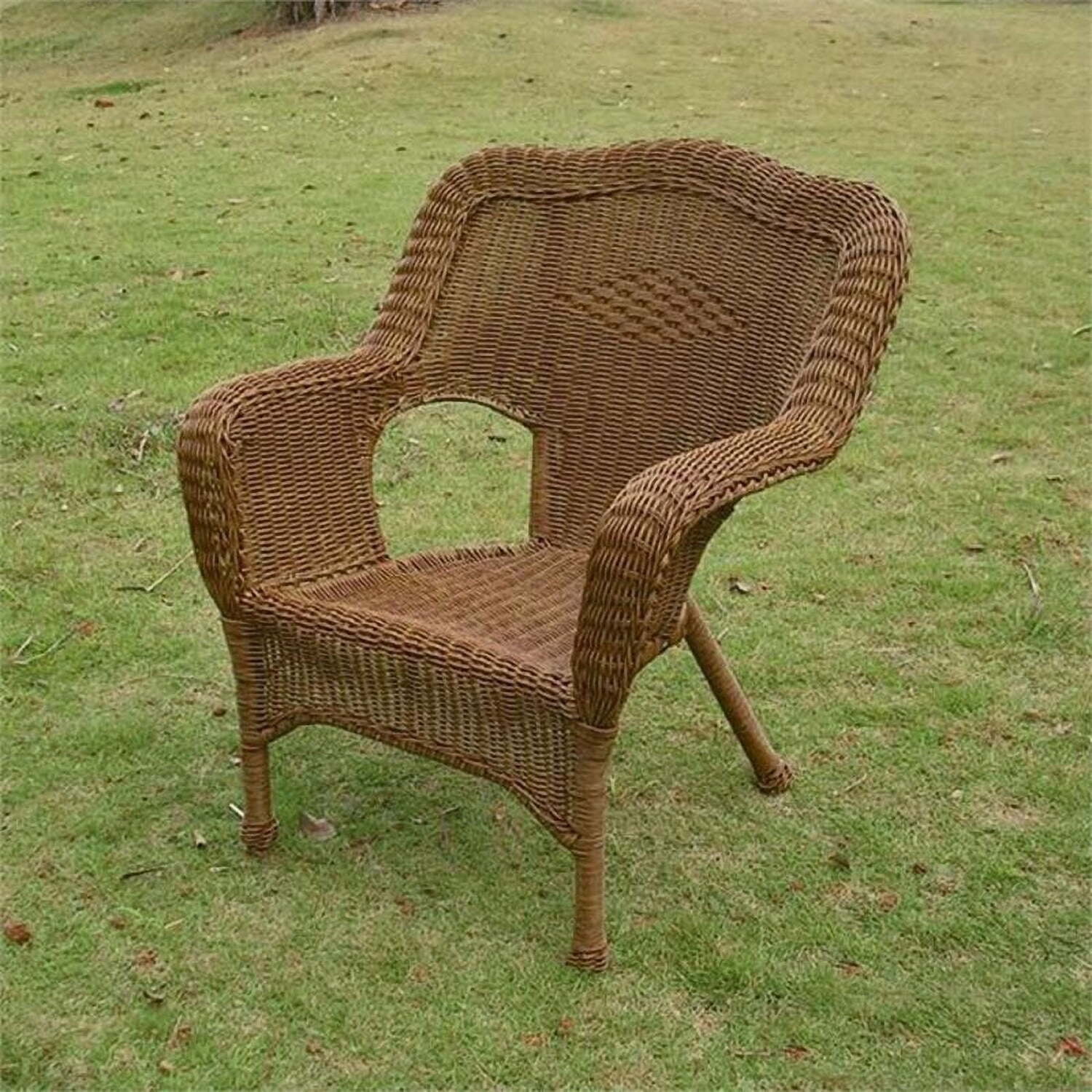 International CaravanInternational Caravan Camelback Resin Wicker Patio ...