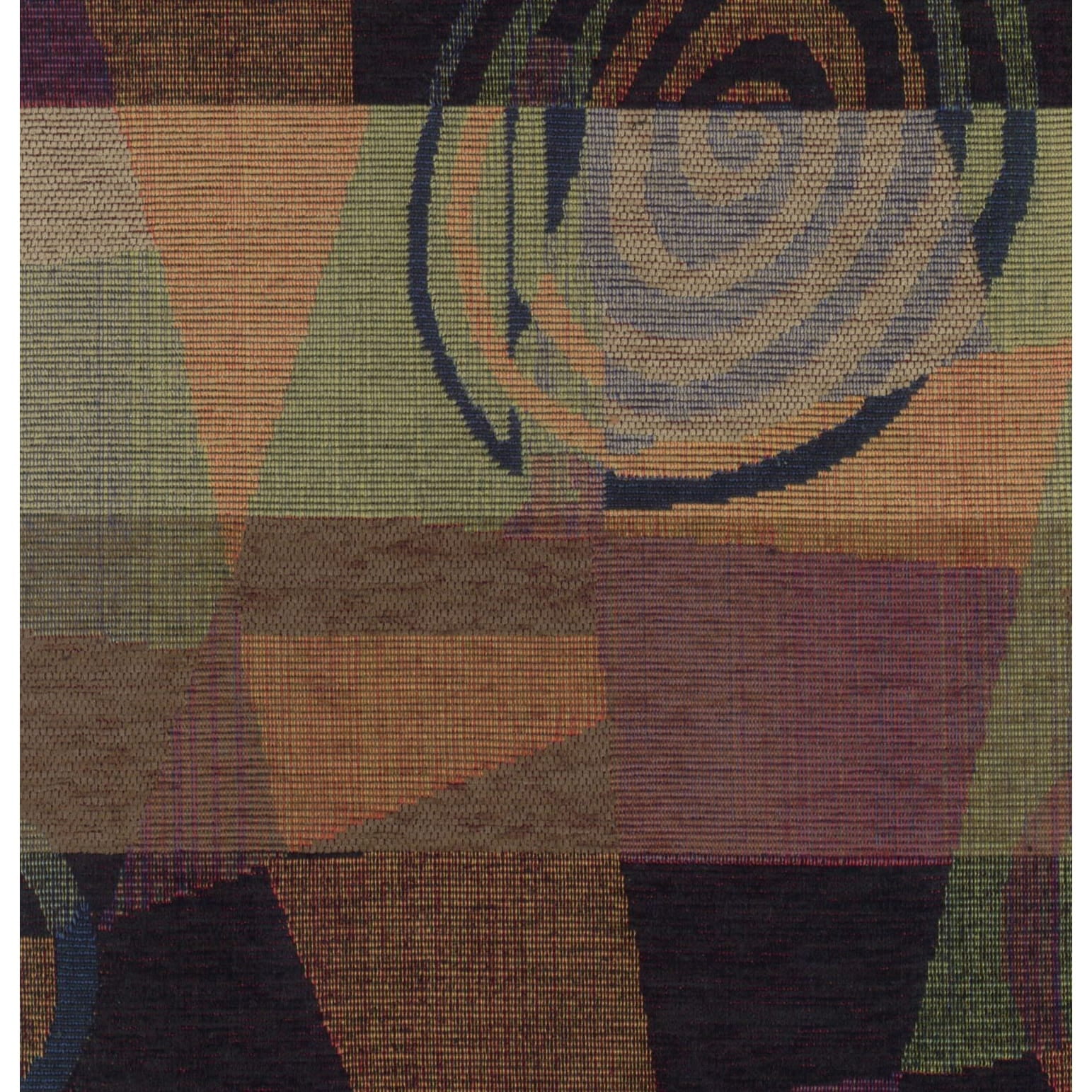 International Caravan Bali Rattan Double Papasan Chair with Chenille ...