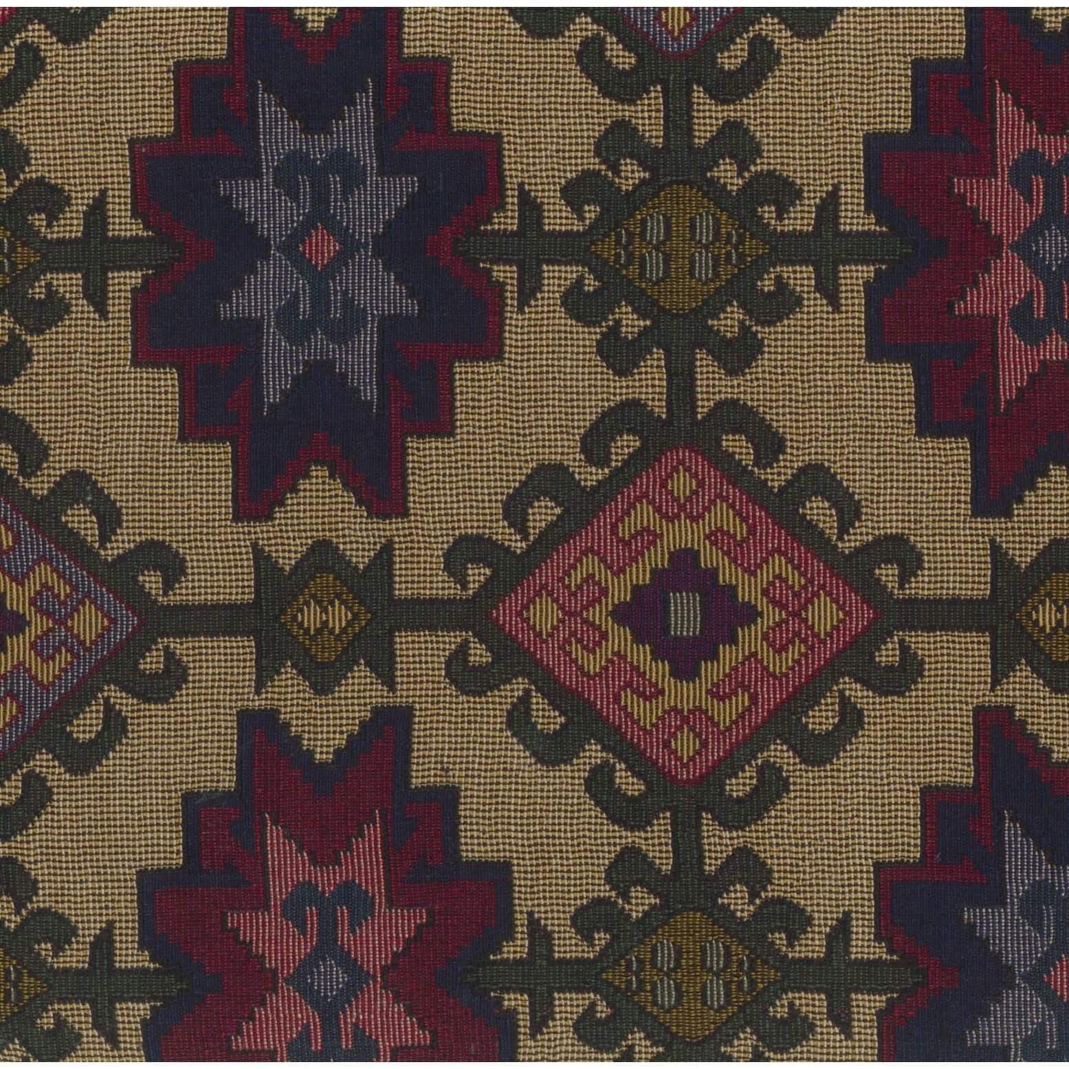 International Caravan Bali Rattan Swivel Rocker with Tapestry Cushion ...