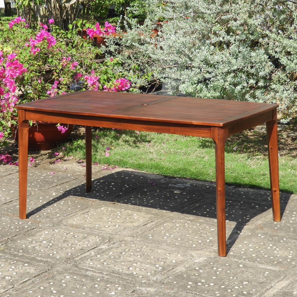 International Caravan Highland Americana 59" Patio Dining Table ...