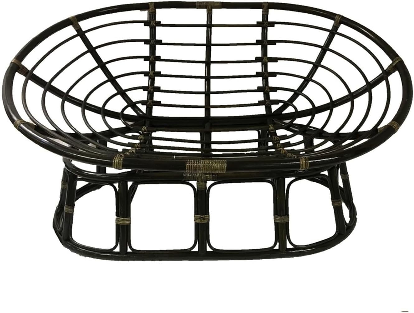 International Caravan Rattan Double Papasan Chair Frame Only - Walmart.com