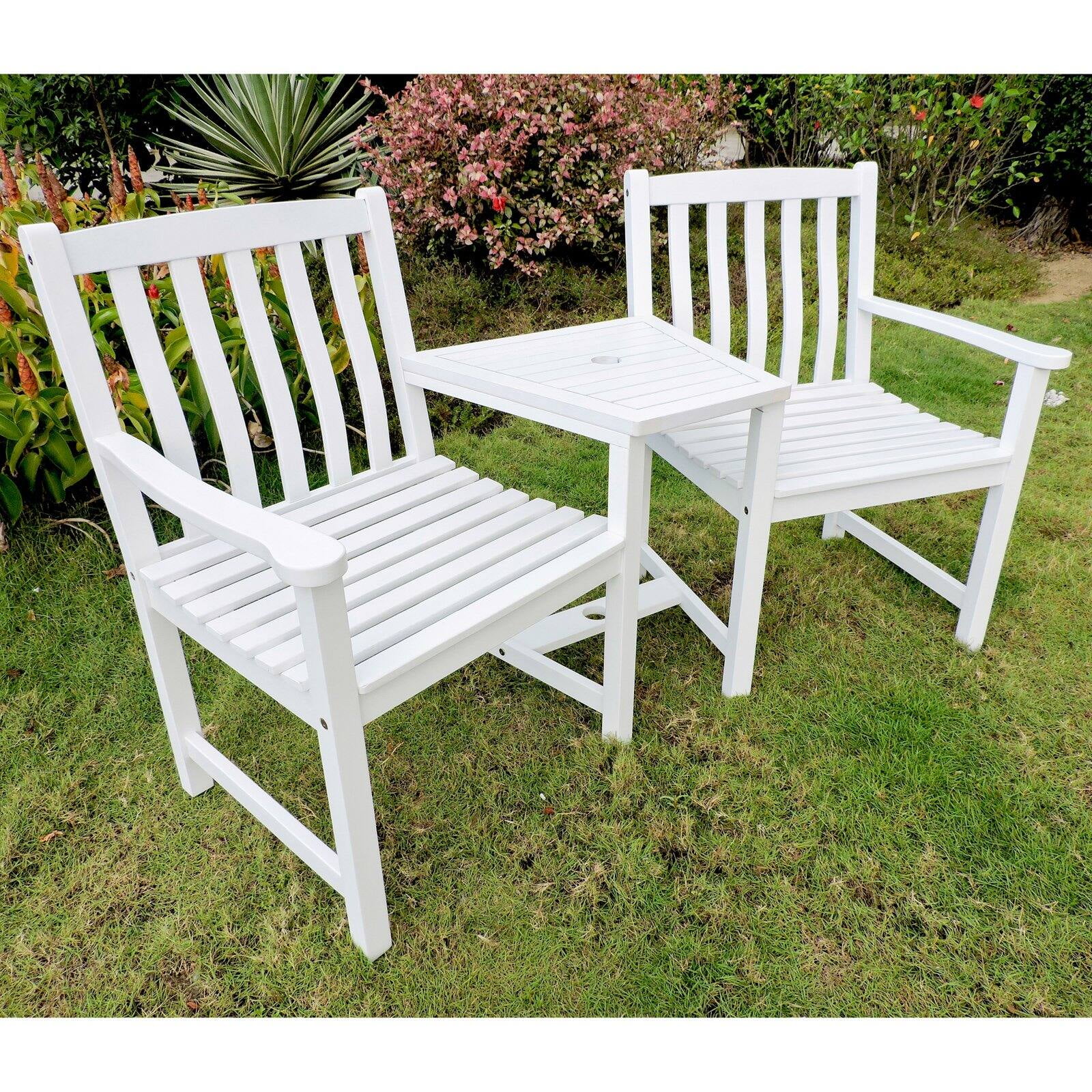 Royal Fiji Acacia Tete a' Tete Conversation Double Arm Chair with ...
