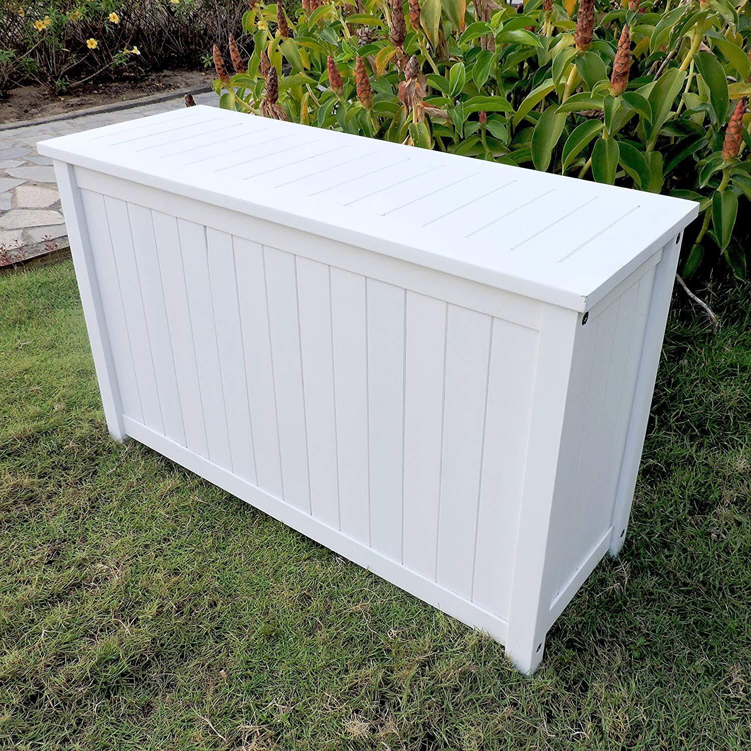 International Caravan Royal Fiji Acacia Outdoor Patio Deck Box ...