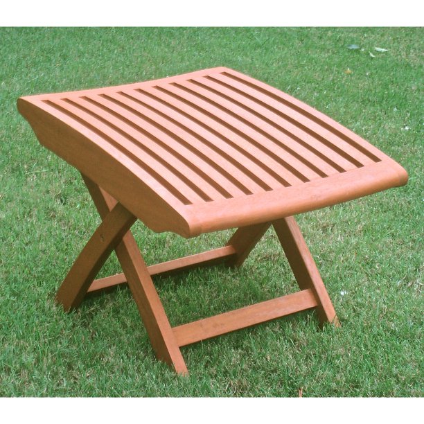 International Caravan Royal Tahiti Wood Patio Chair Foot Rest - Walmart ...