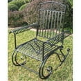 International Caravan Tropico Wrought Iron Rocking Chair for Outdoor ...