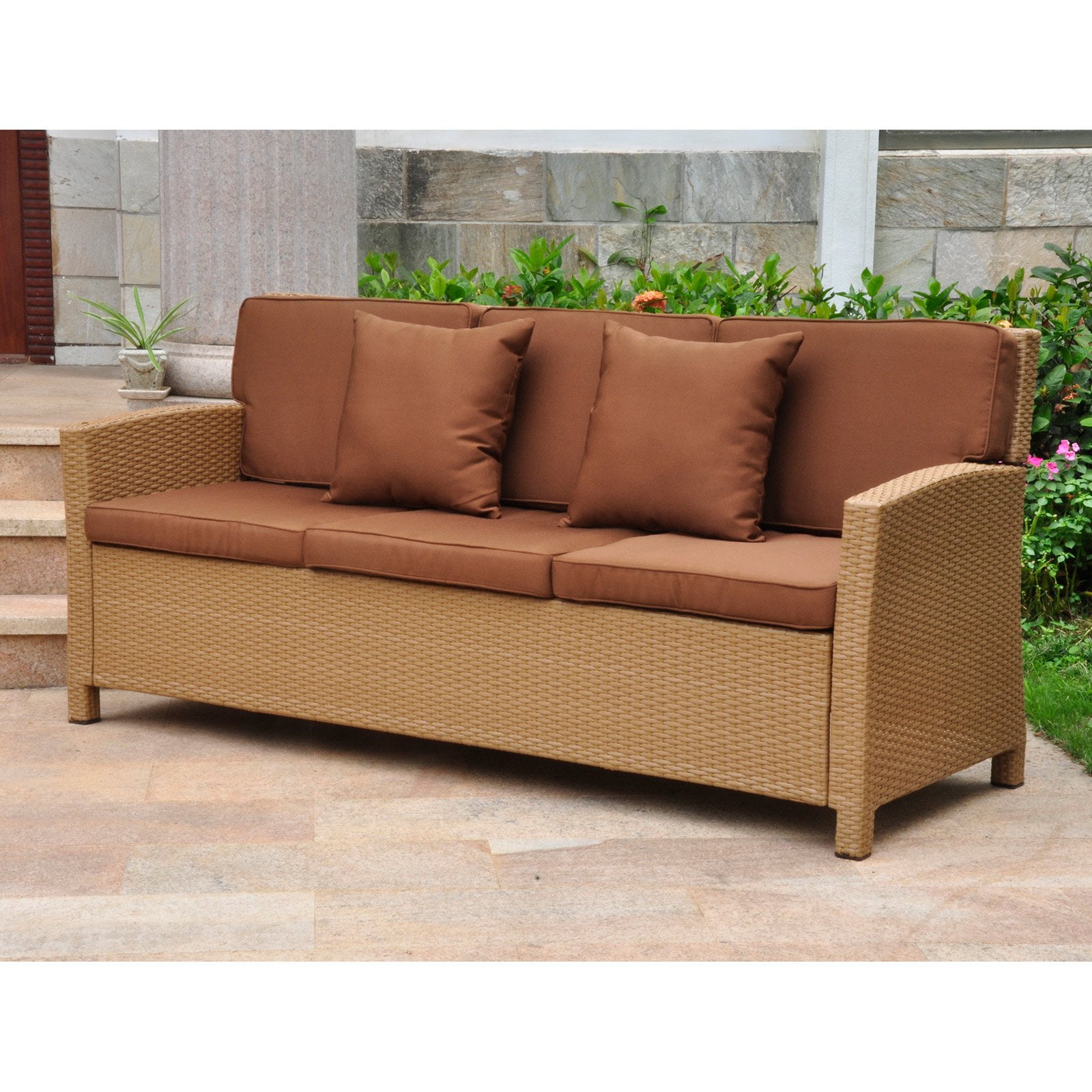 International Caravan Valencia All-Weather Wicker Outdoor Contemporary ...