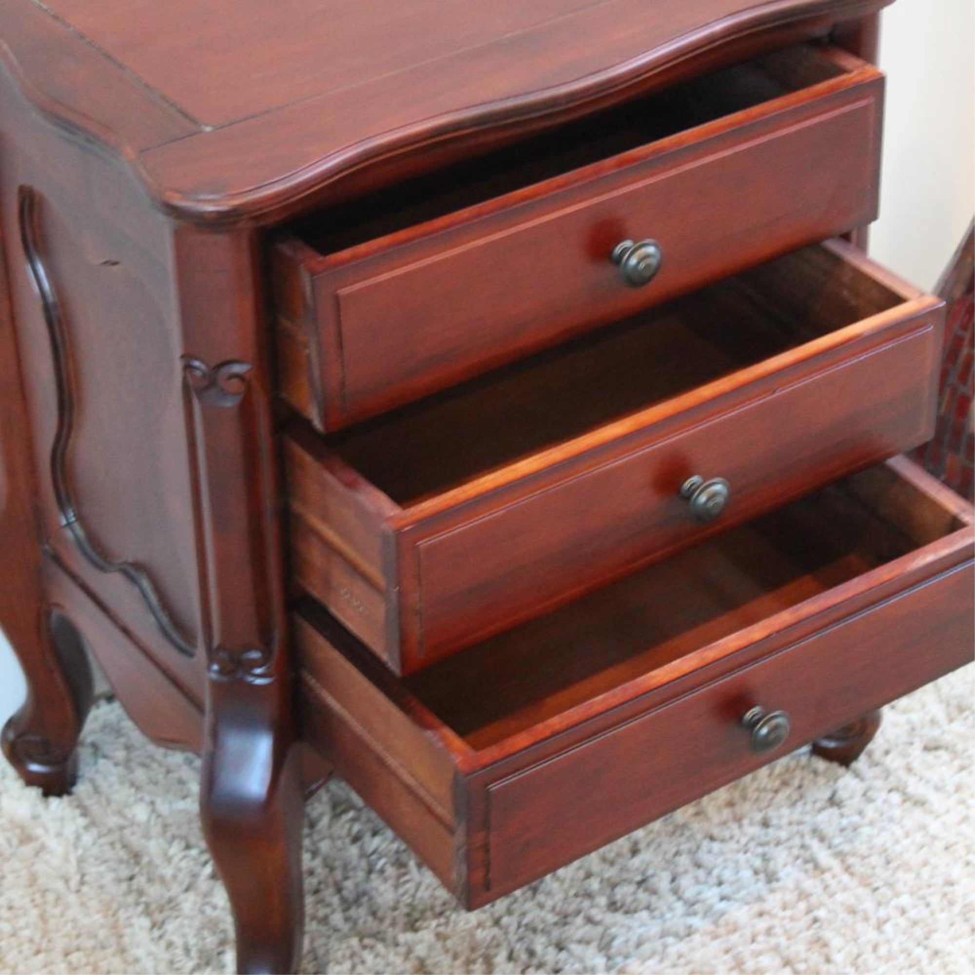 Windsor Three Drawer Table - Walmart.com