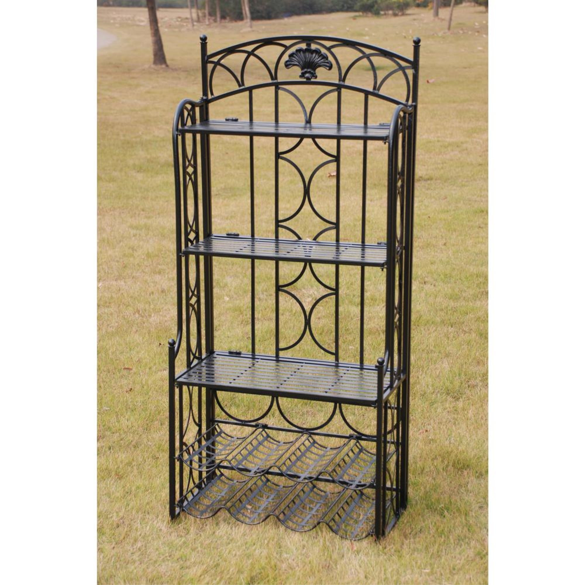 Iron 5-Tier Bakers/Wine Rack - Walmart.com