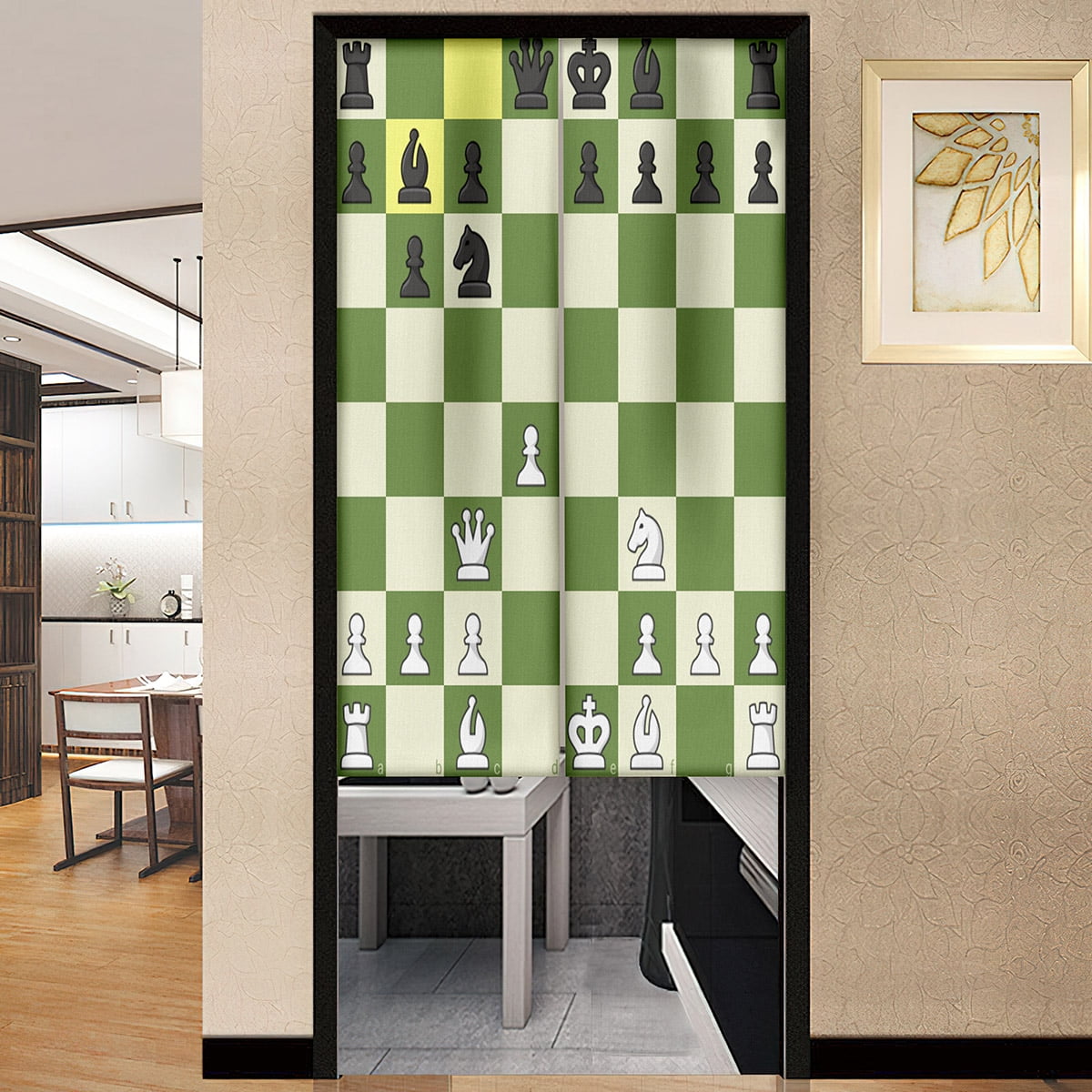 International Chess Door Curtain Bedroom Living Room for Kids Boys ...