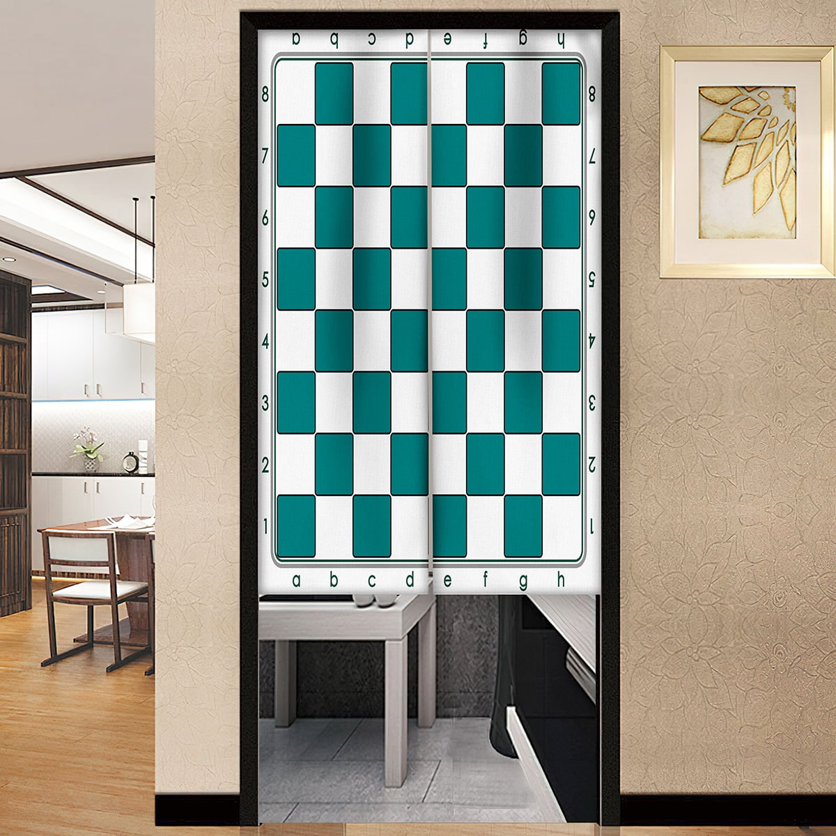 International Chess Door Curtain Bedroom Living Room for Kids Boys ...