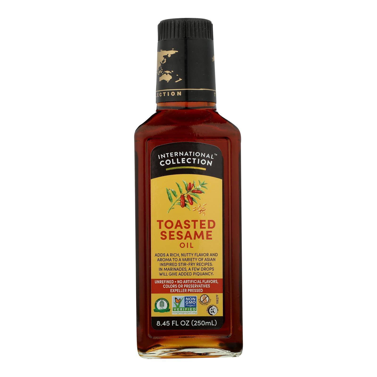 International Collection Sesame Oil - Toasted - Case of 6 - 8.45 Fl oz ...