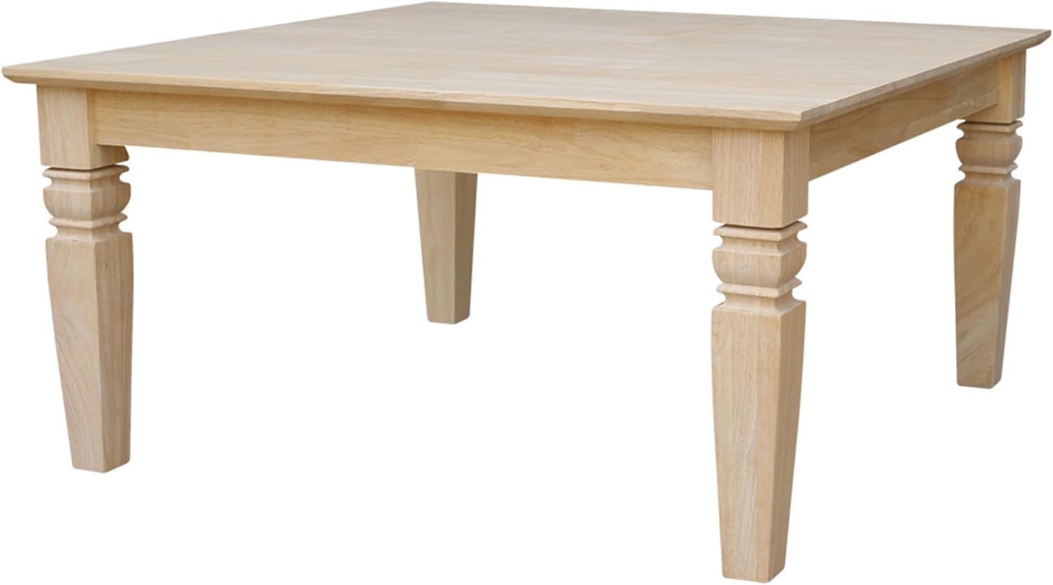International Concepts 18" H Java Square Coffee Table Farmhouse, Living Room Furniture, Sturdy ...