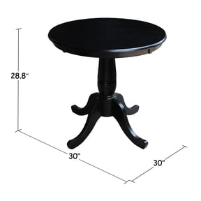 30 Inch Round Tables for Dining and Living