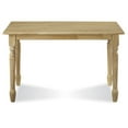 International Concepts 30" x 48" Solid Wood Dining Table, Natural ...