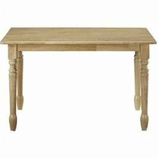 International Concepts 30" X 48" Solid Wood Top Dining Table with a ...