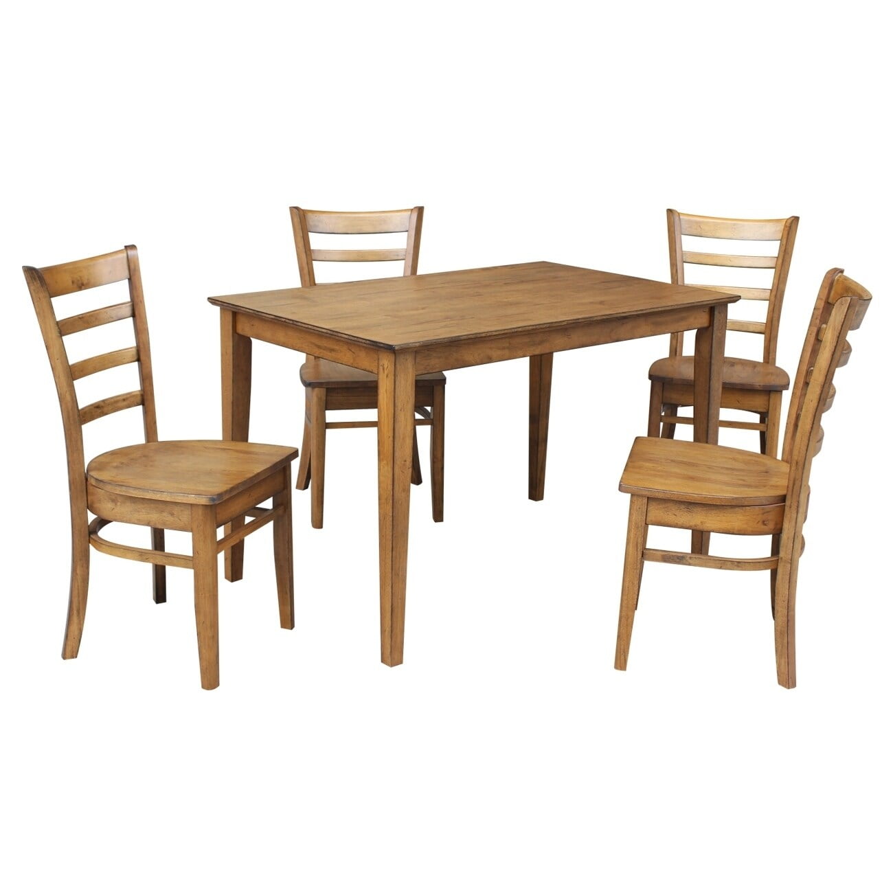 International Concepts 30" x 48" Dining table with 4 Emily Chairs - Set ...